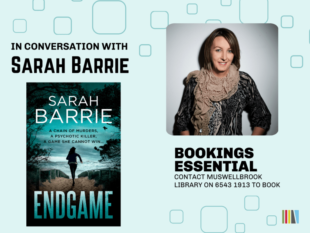 In Conversation with Sarah Barrie : Muswellbrook Shire Libraries