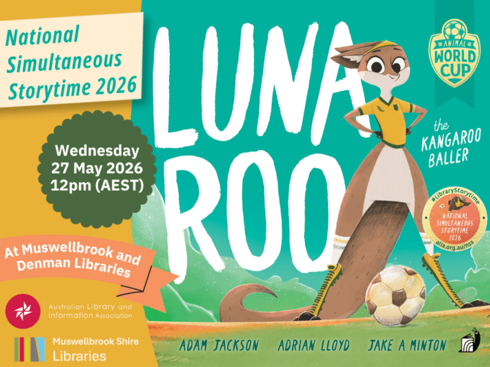 National Simultaneous Storytime 2026 : Muswellbrook Shire Libraries